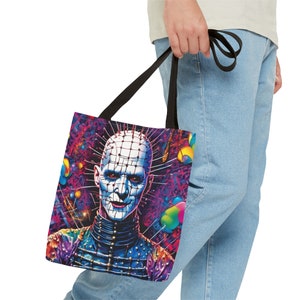 Rainbow Slasher Tote 90s Retro Nostalgia Gift for Horror Fan Bright ...