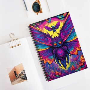 Rainbow Mothman Spiral Notebook | Gift for Conspiracy Theory Fan ...