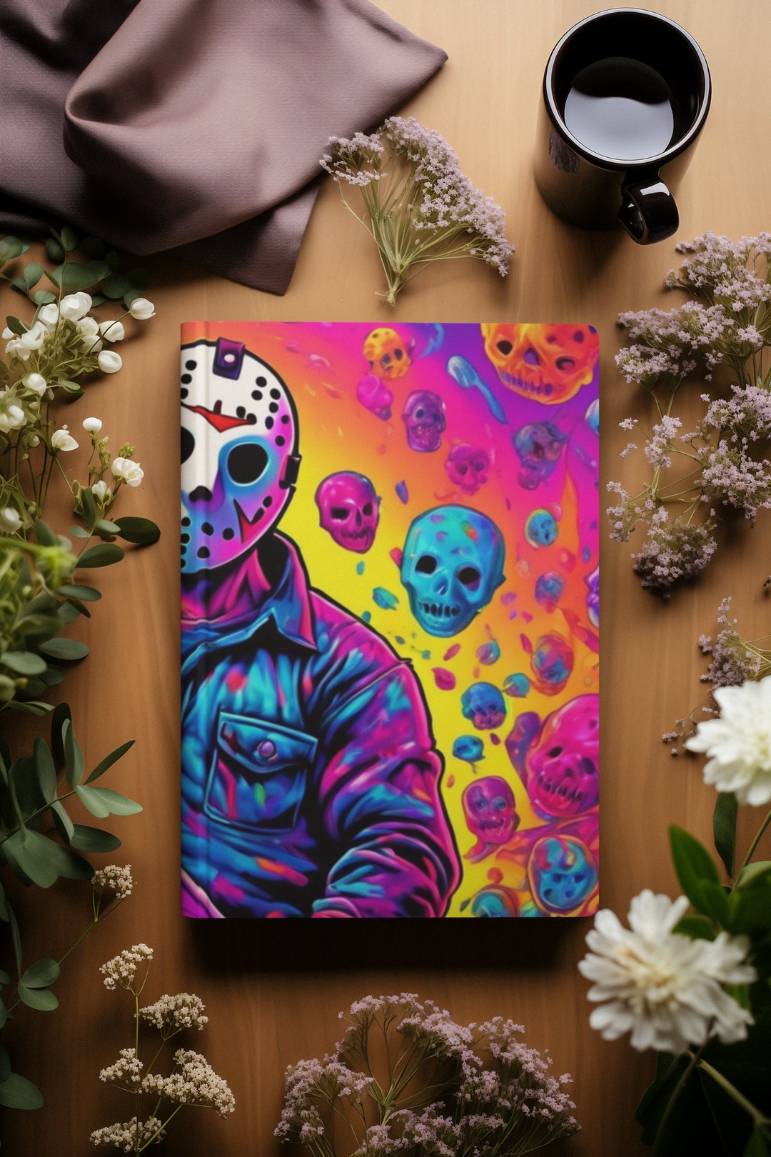 Rainbow Slasher 90s Retro Hardcover Journal Matte - Etsy