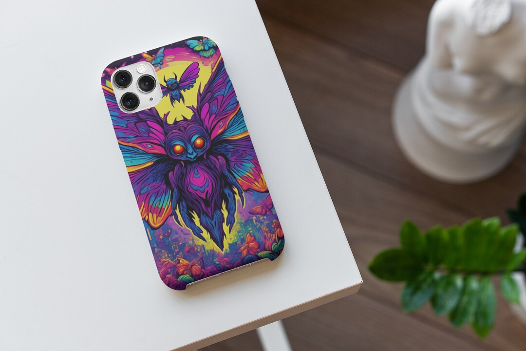 Cute Mothman Phone Case Magnetic Charging iPhone Pro Max X XR XS 15 14 ...