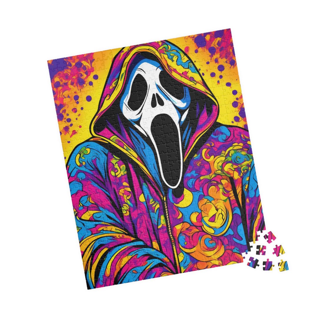 Colorful Horror Jigsaw Puzzle 520 Piece Quirky Halloween Jigsaw Puzzle ...