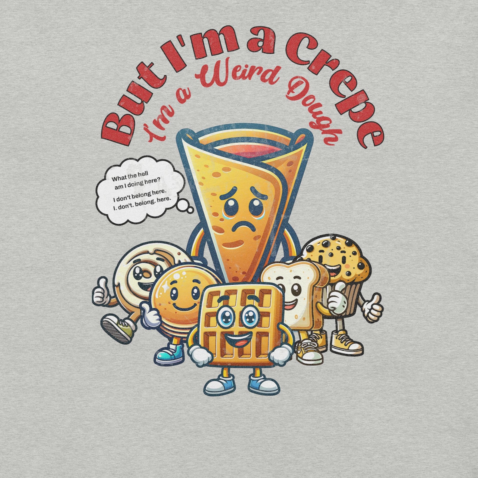 But I'm a Crepe Funny Food Mondegreen Shirt - Etsy