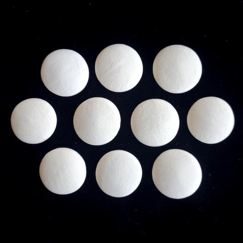 Ceramic Button Pendant - Etsy