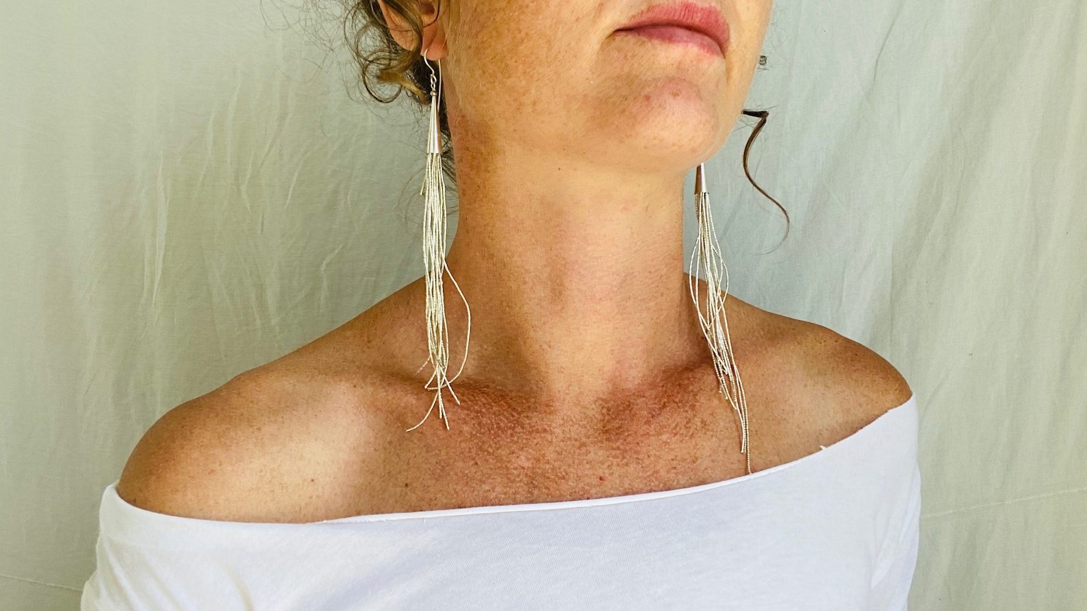 Long Liquid Silver Earrings. .99 Silver - Etsy