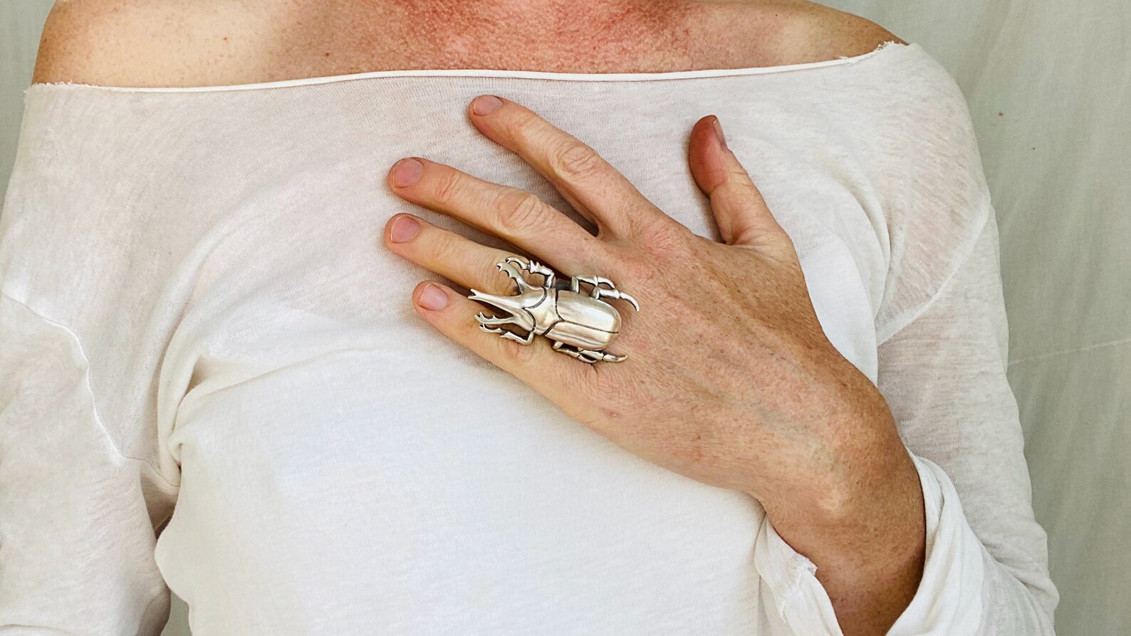 Hmong Silver Beetle Ring. Adjustable - Etsy