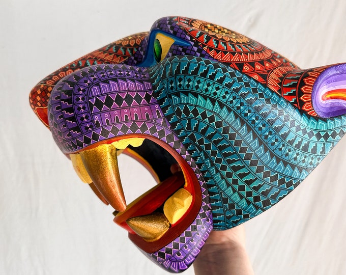 Jaguar Alebrije Mask. Big! Oaxaca, Mexico. Spirit Animal - Etsy
