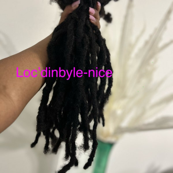 Permanent Loc Extension Human Hair - Etsy