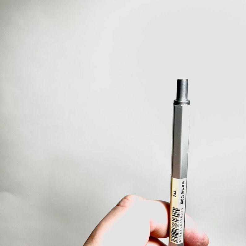 Muji Aluminum Hex Mechanical Pencil 0.5mm Silver From Japan - Etsy