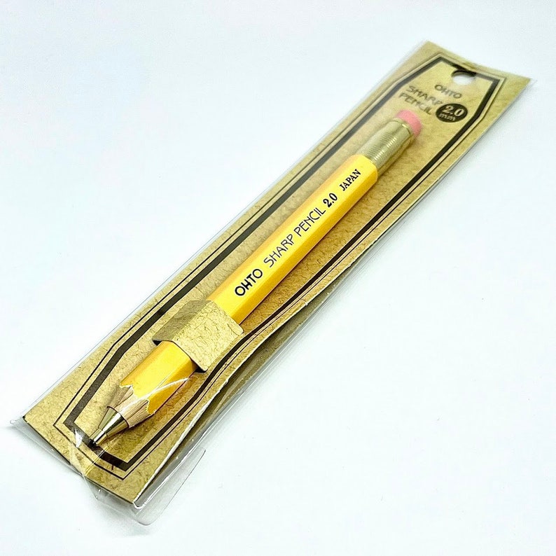 OHTO Wood Sharp Pencil 2.00mm Yellow Mechanical Pencil-sketching Tool ...