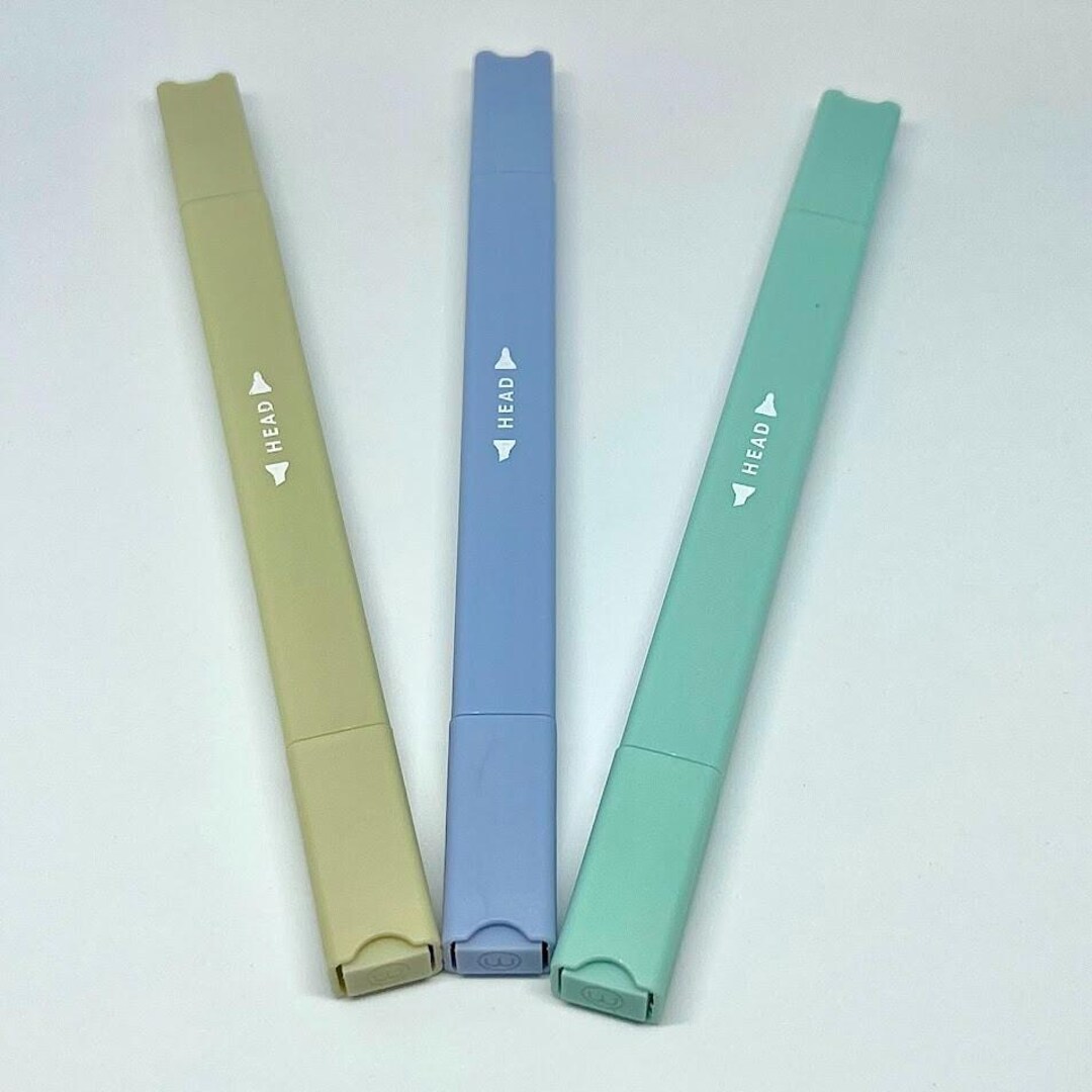 Head Lights Series Color Double Sided Marker Pens - Etsy