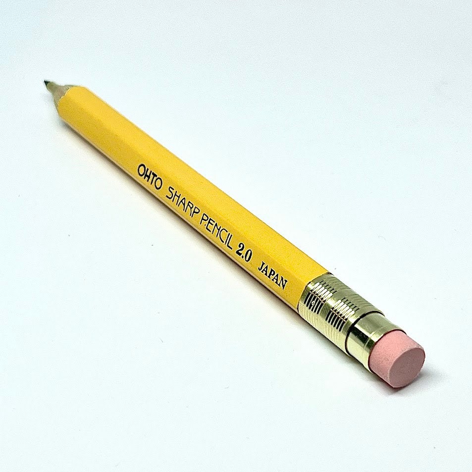 OHTO Wood Sharp Pencil 2.00mm Yellow Mechanical Pencil-sketching Tool ...