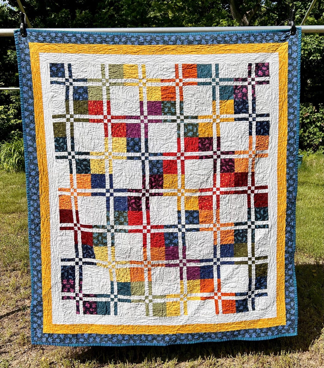 Disappearing 4-patch Quilt - Etsy