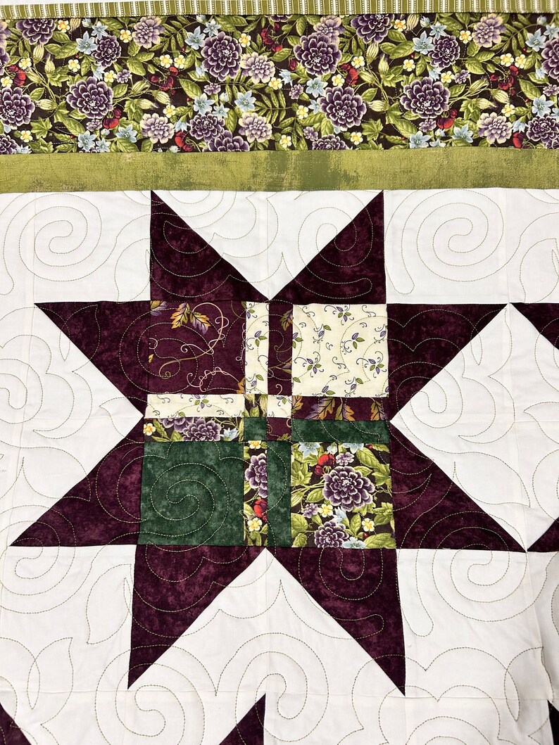 Disappearing 4-patch Star Quilt - Etsy