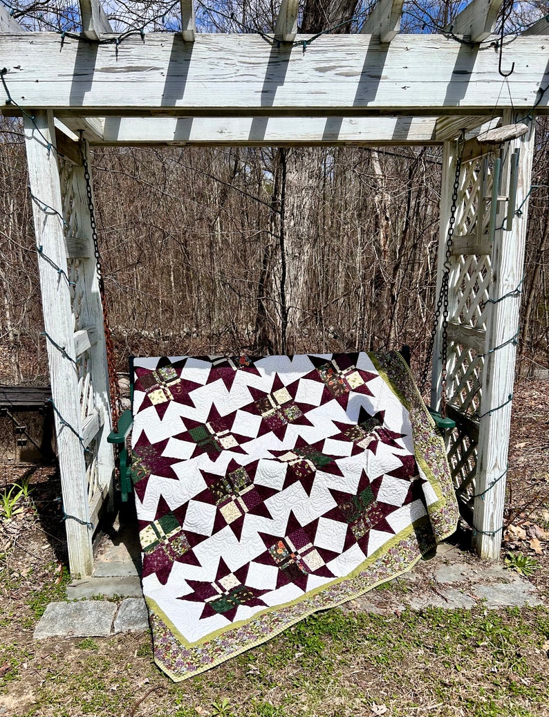 Disappearing 4-patch Star Quilt - Etsy