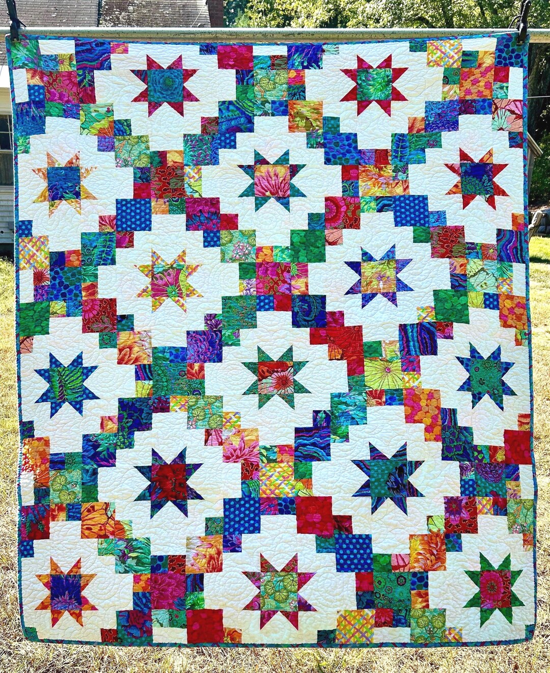 Brightly Quilt - Etsy