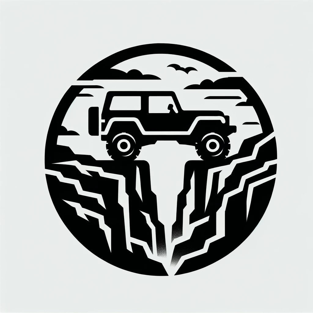 Canyon Jeep Decal - Etsy