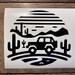 Desert Jeep Decal - Etsy
