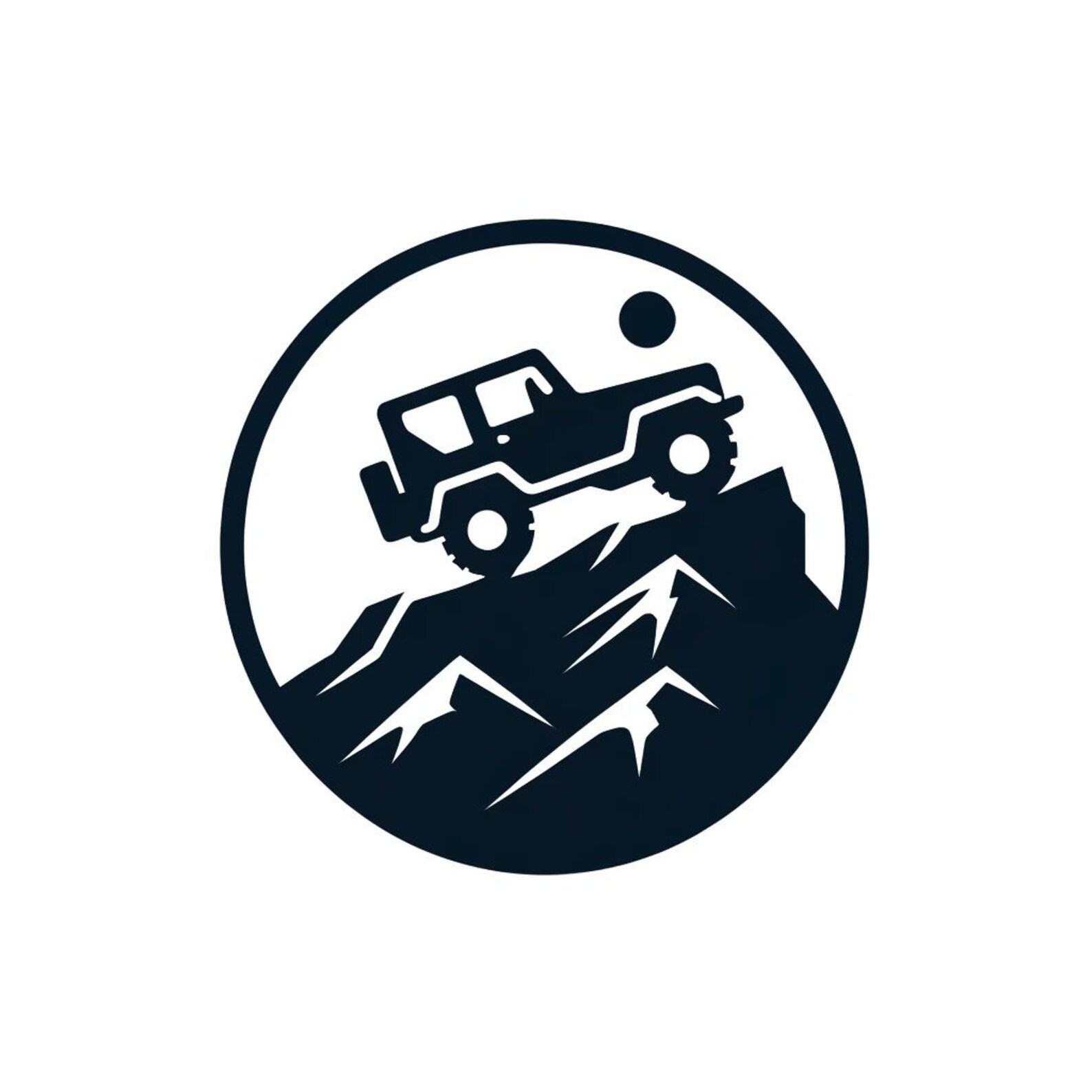 Mountain Jeep Decal - Etsy