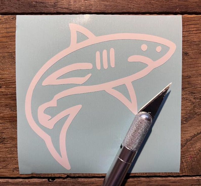Shark Sticker | Shark Decal | Fish Sticker | Beach Life Sticker | Ocean ...