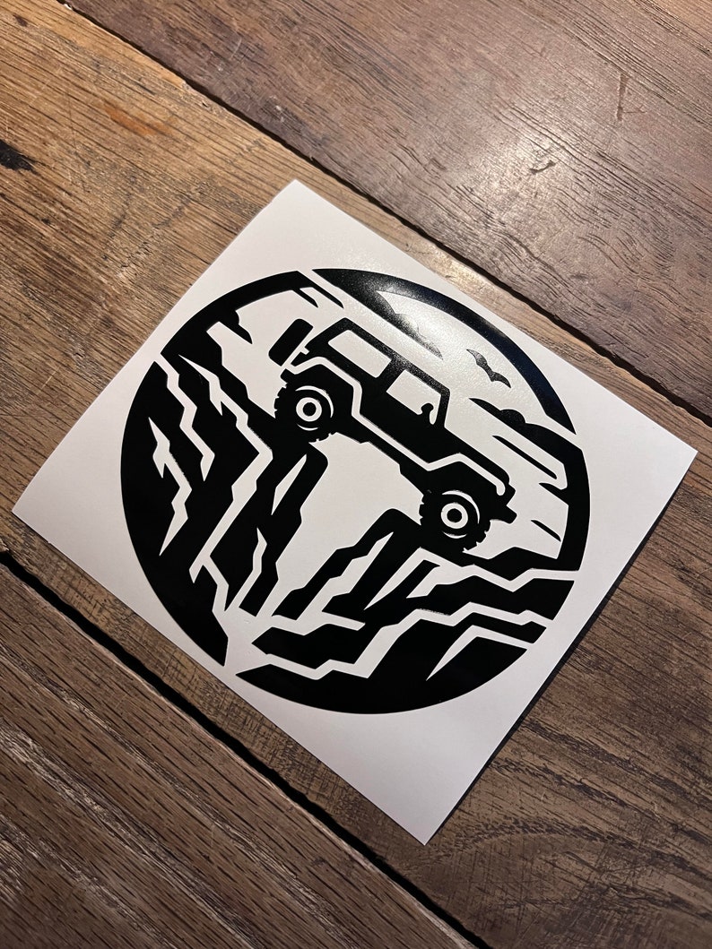 Canyon Jeep Decal - Etsy