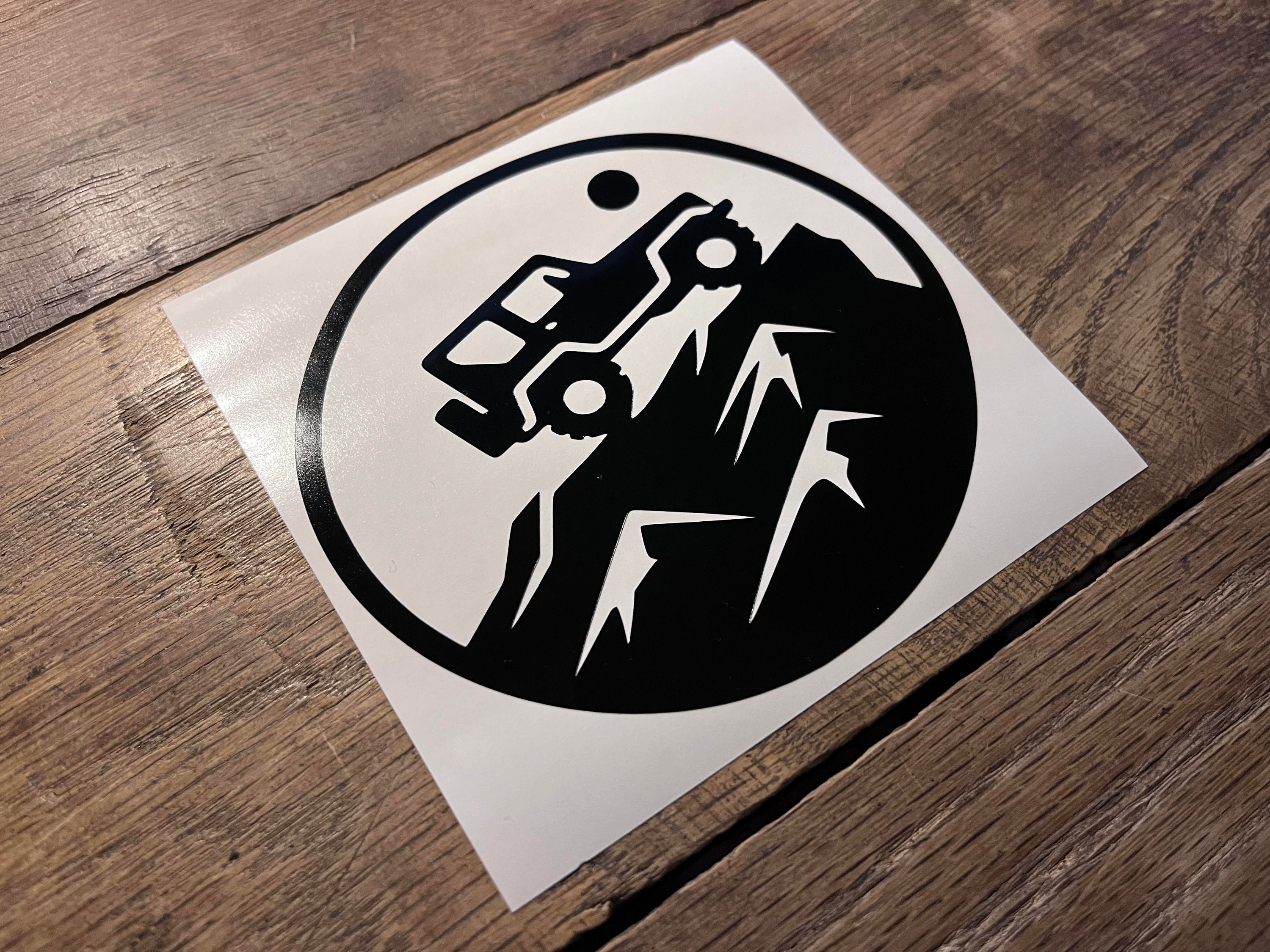Mountain Jeep Decal - Etsy