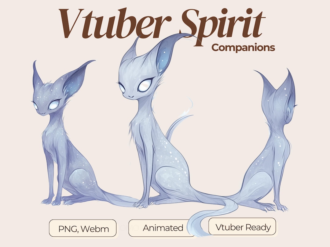 Luruno Dream Guardian Pngtuber Asset | Mystical Celestial Vtuber Pet ...