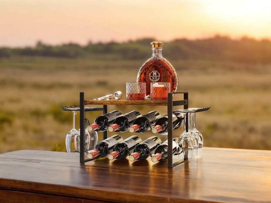 Luxury Wine Rack Wooden Wine Rack Gift Kitchen Decor Wine Bottle Holder ...