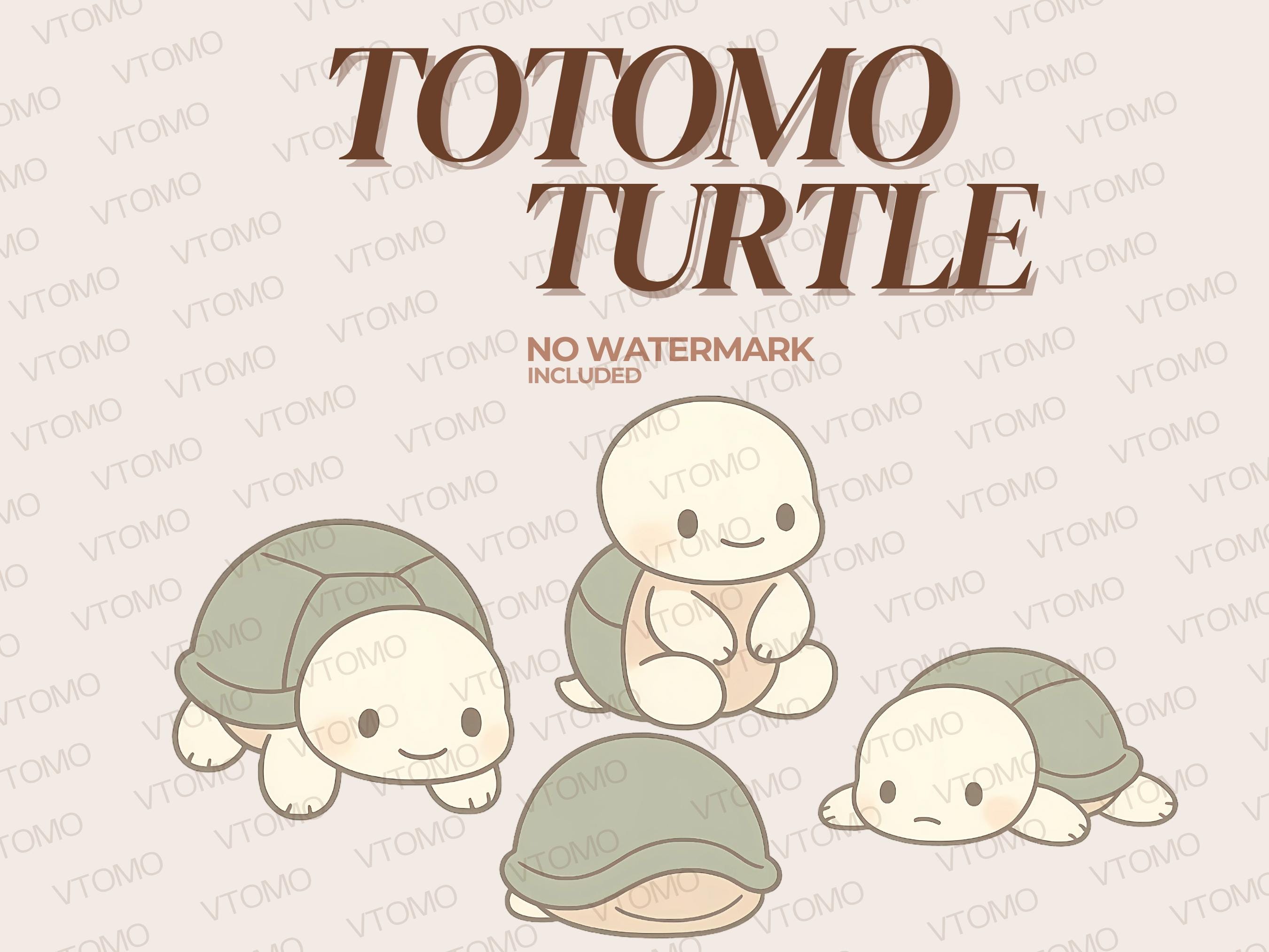 Totoma Cozy Turtle Pngtuber Asset | 5 Poses + 2 Animated | Cute Chibi ...