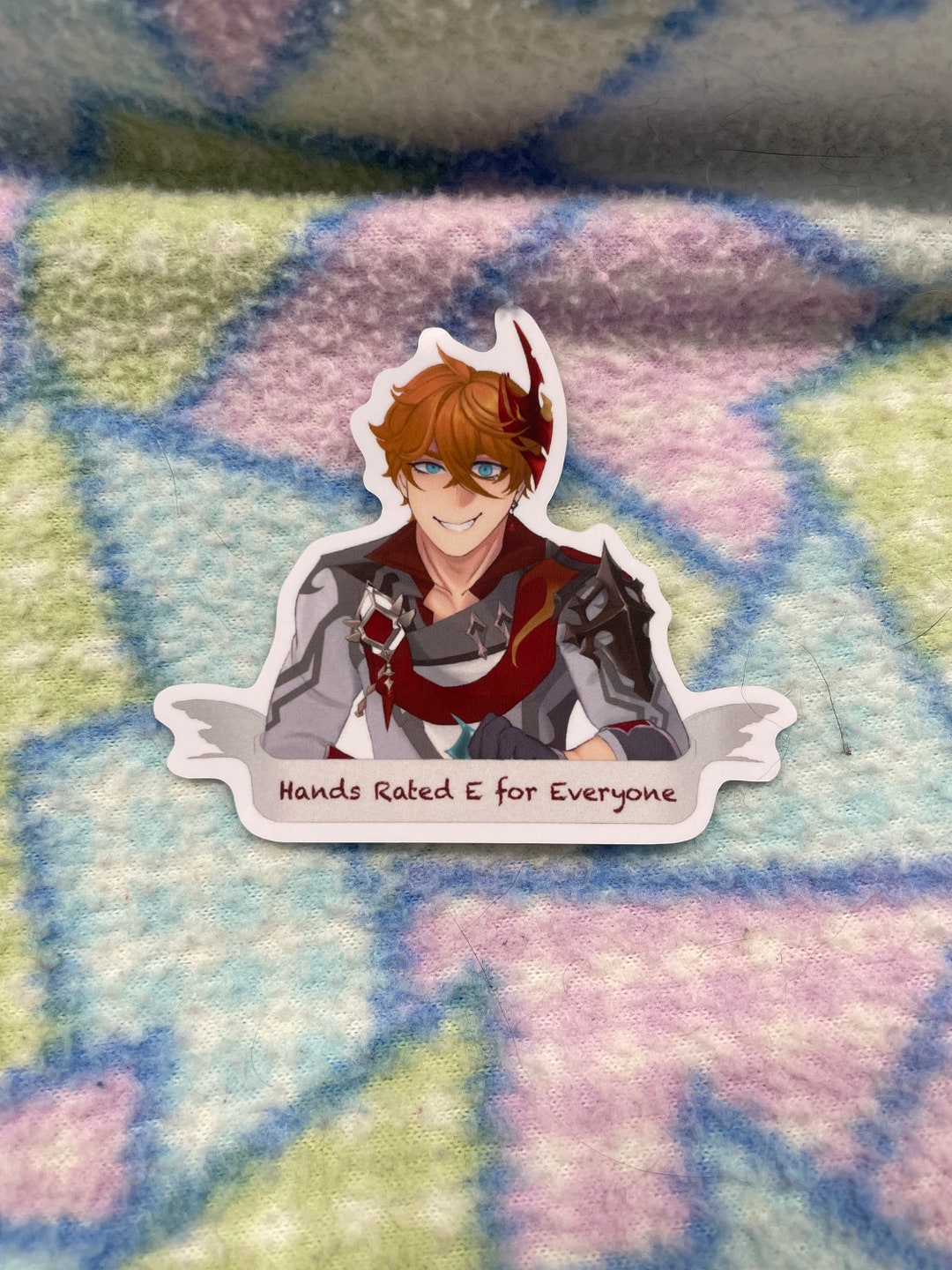 Genshin Impact Vinyl Stickers Childe - Etsy