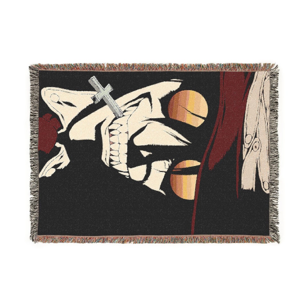 Alucard Hellsing Vampire Anime Woven Blanket Cozy Throws for Home Decor ...