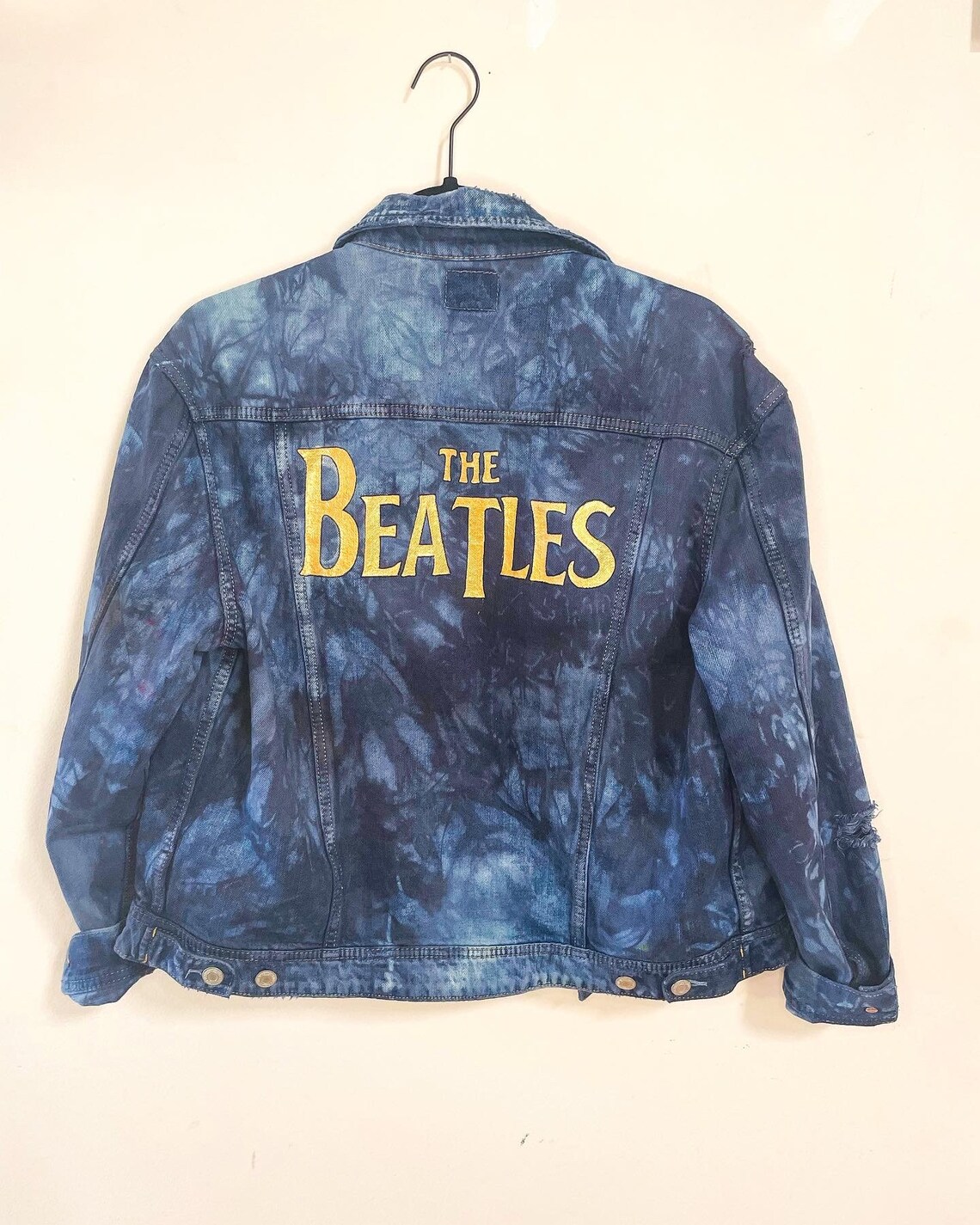 BEATLES Custom Denim Jacket - Etsy