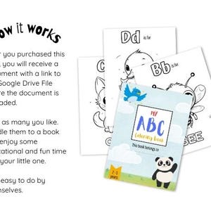 ABC Coloring Book | Preschool Worksheet | Kids Coloring Book | ABC ...