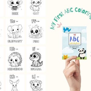 ABC Coloring Book | Preschool Worksheet | Kids Coloring Book | ABC ...