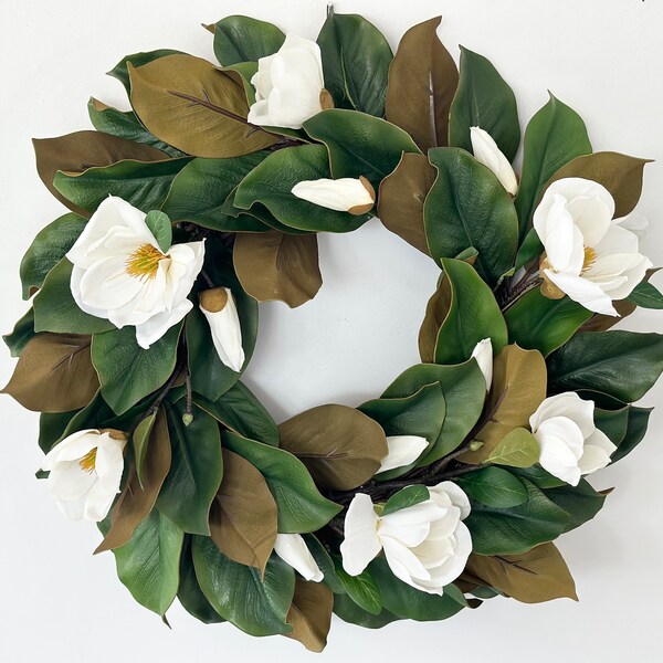 Magnolia Wreath - Etsy