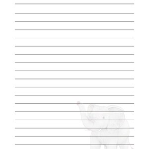 Lined Paper for 5.5 X 8.5 Size - Etsy