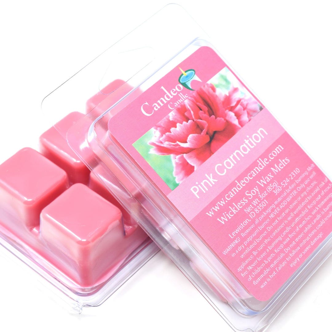 Pink Carnation, Soy Melt Cubes, 2-pack - Etsy