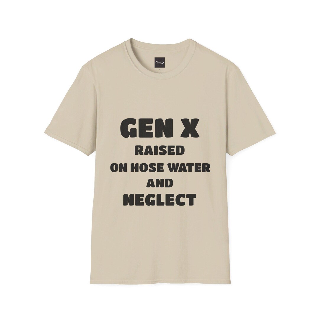 GEN X Black Letters - Etsy