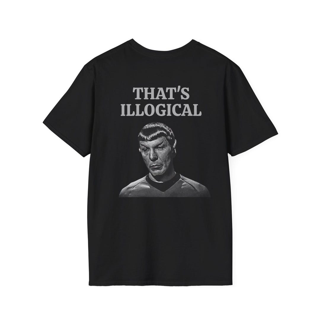 Star Trek Illogical Spock - Etsy