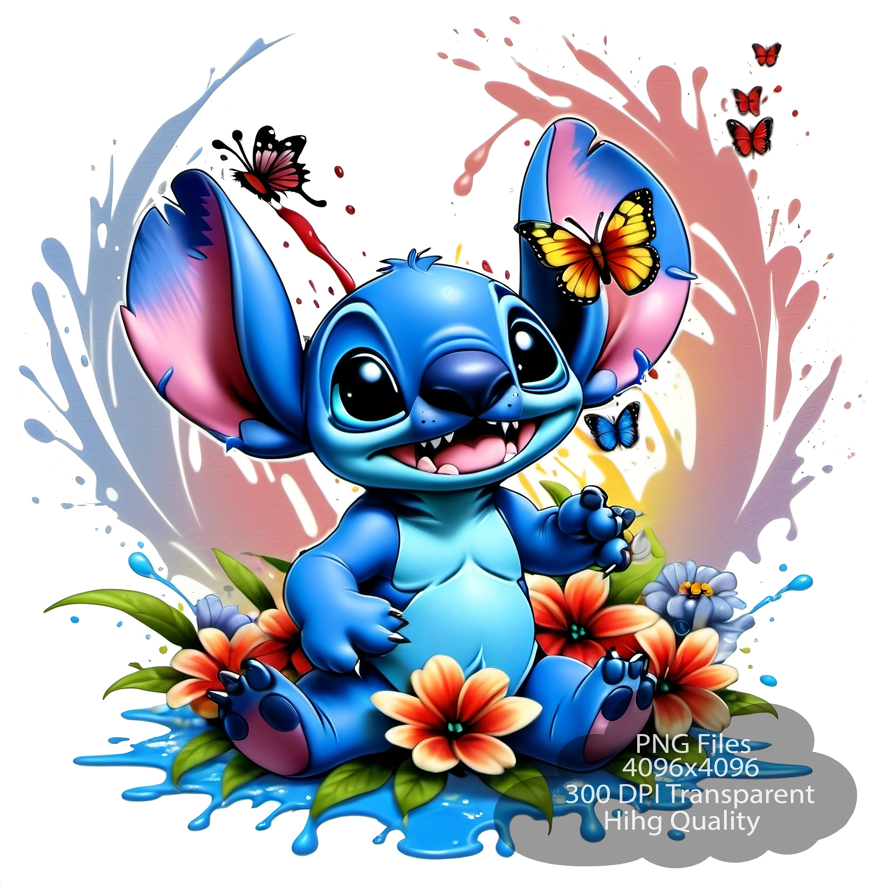 Stitch PNG Collection 8 High-quality Transparent Background Images for ...