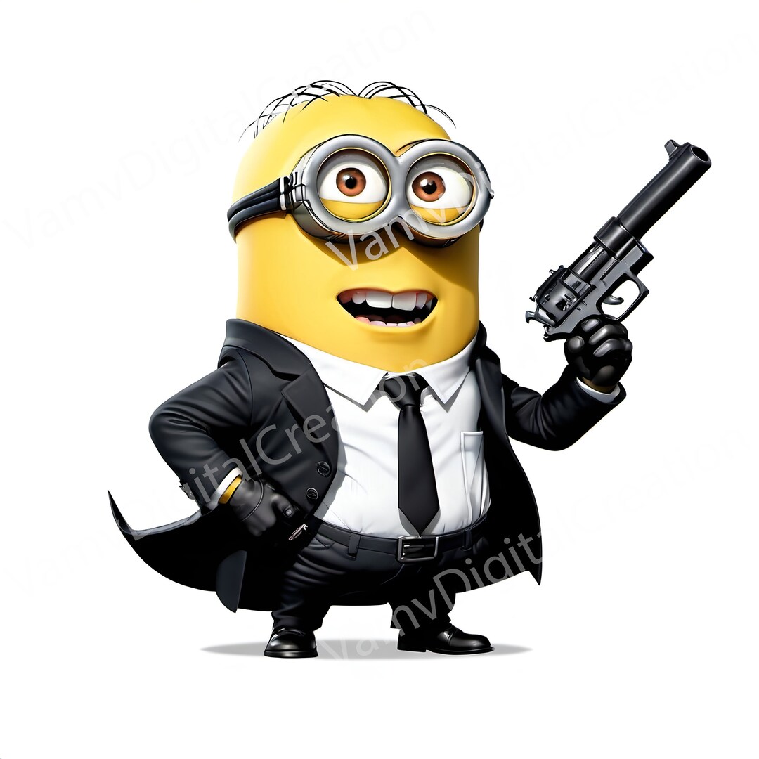 Minions Style in Various Roles-100 Digital Images-rockstar-doctor-super ...