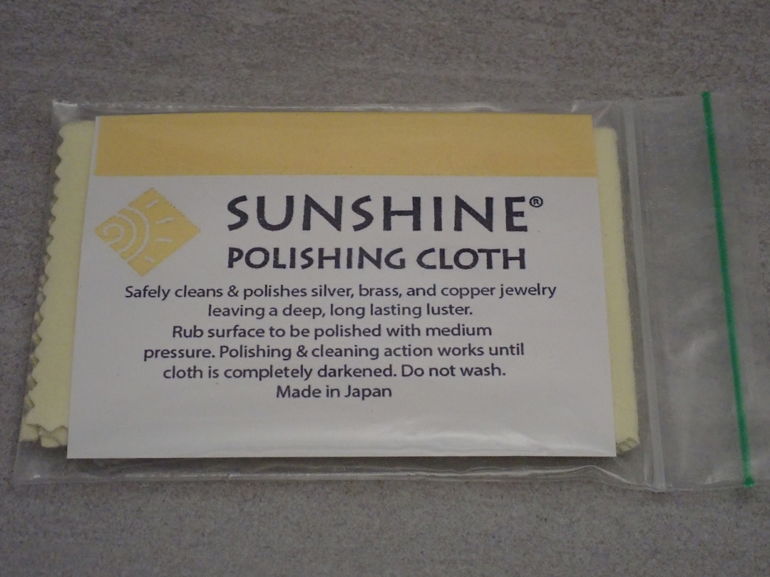 Sunshine Polishing Cloth Sunshine Cloth 7.5 X 5 Inches - Etsy
