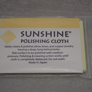 Sunshine Polishing Cloth, Sunshine Cloth, 7.5 X 5 Inches - Etsy