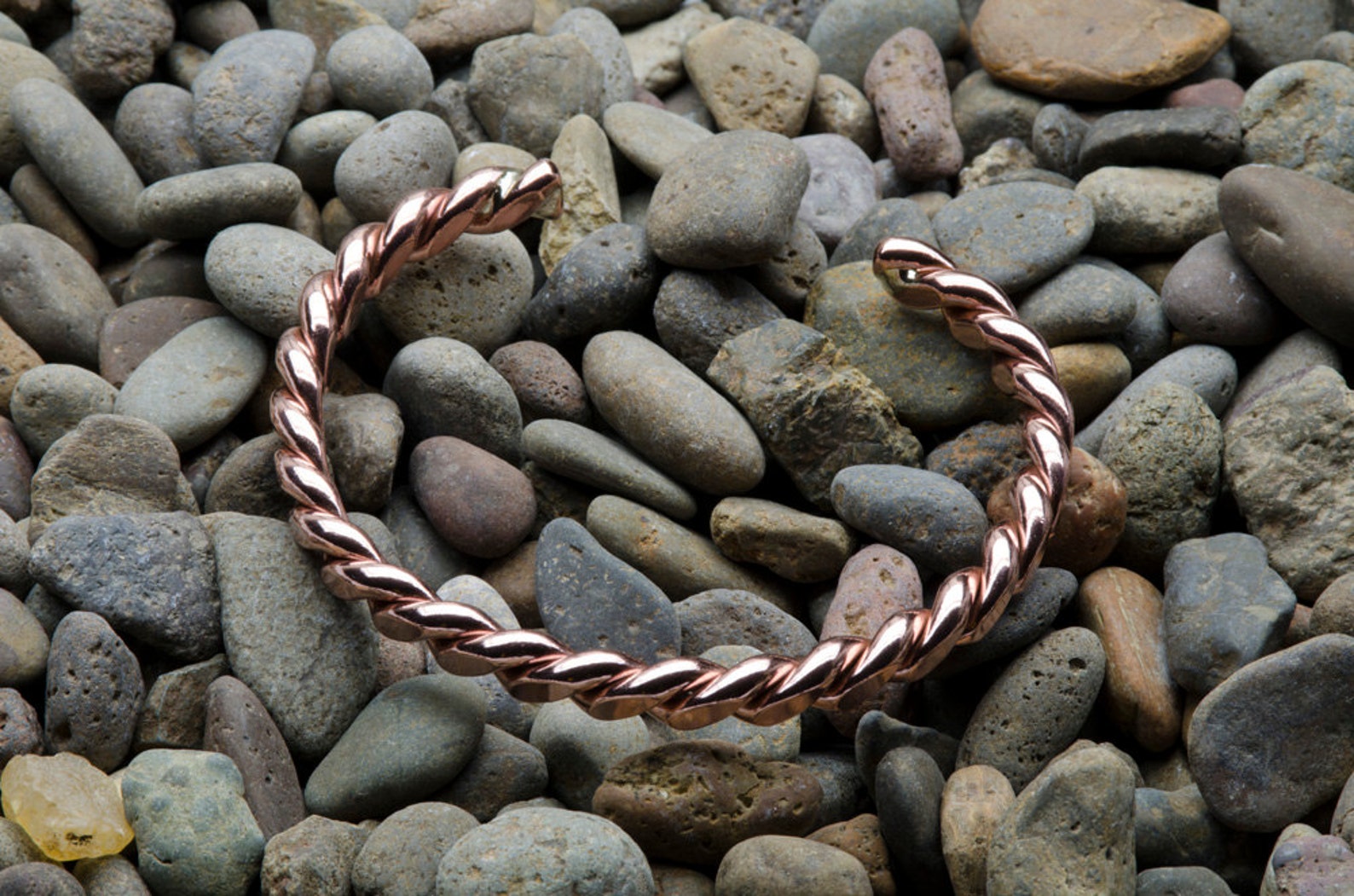 Solid Copper Twist Cuff Bracelet - Etsy