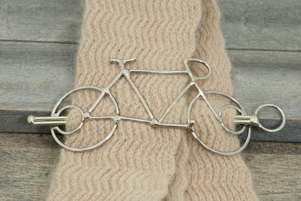 Bicycle Hair Slide or Bike Hair Barrette Also Used as Shawl - Etsy