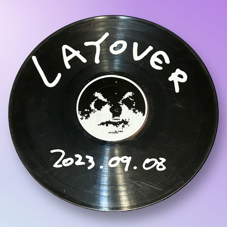 V Layover Inspired Vinyl Record Art / Wall Decor / BTS / Kim Taehyung ...
