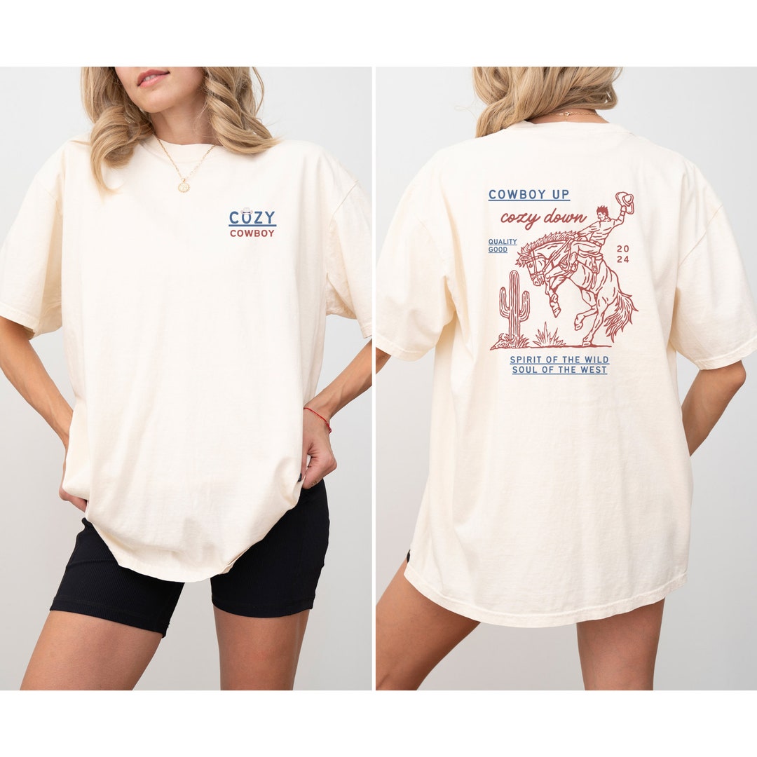 Cowboy T-shirt, Western Themed T-shirt, Cowboy up T-shirt, Hipster ...