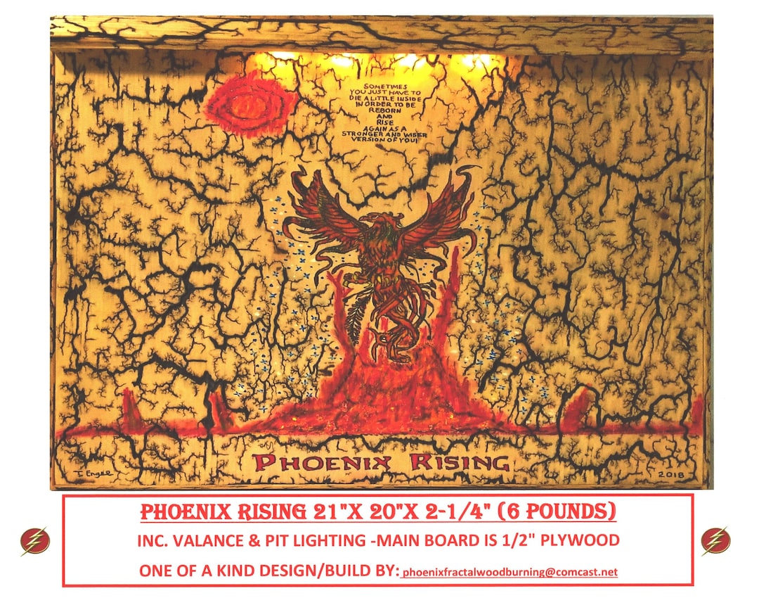 Fractal Fabrications, Fractal Woodburning, Fractal Wood Images ...