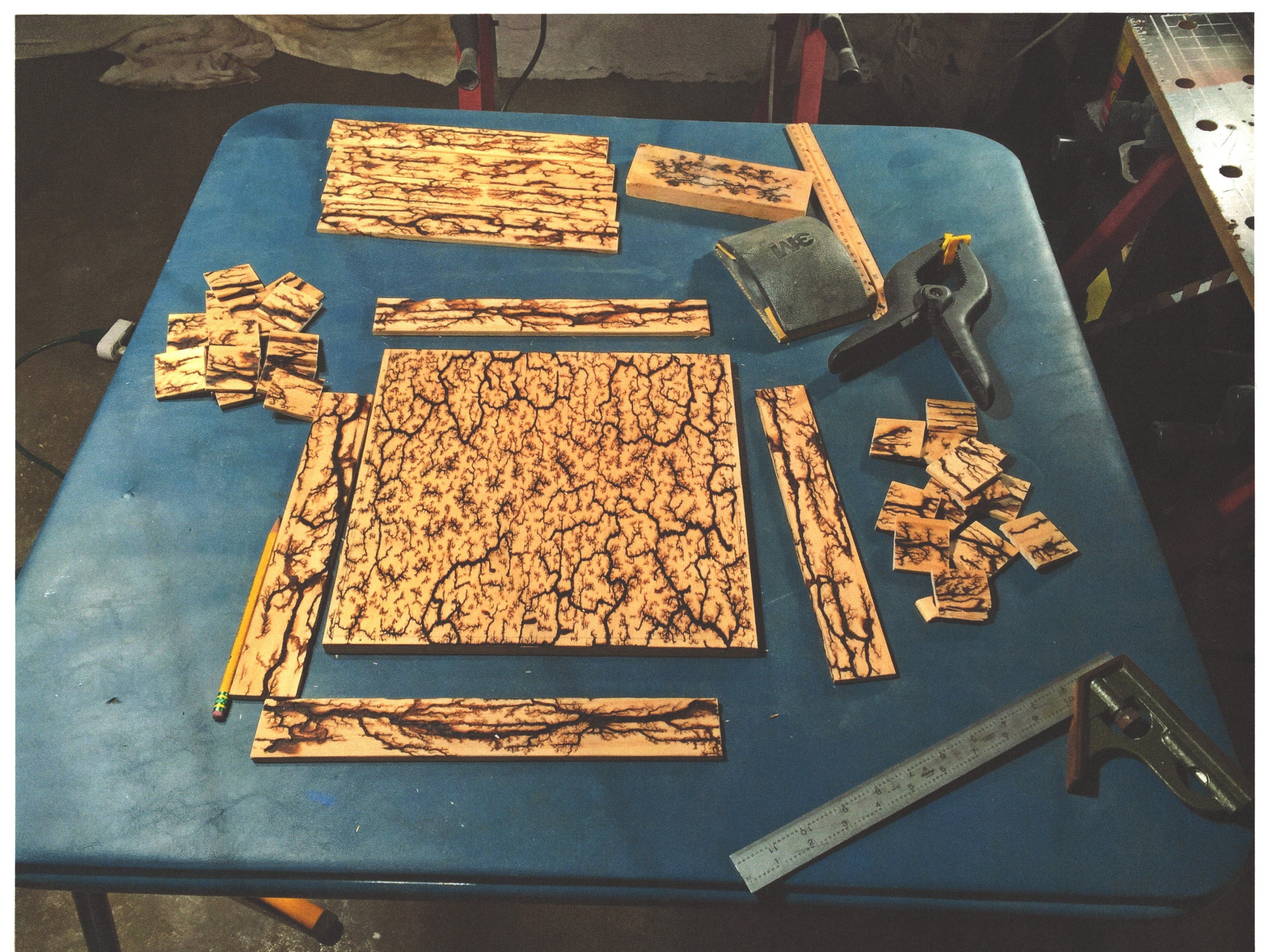 Fractal Fabrications, Fractal Woodburning, Fractal Wood Images ...