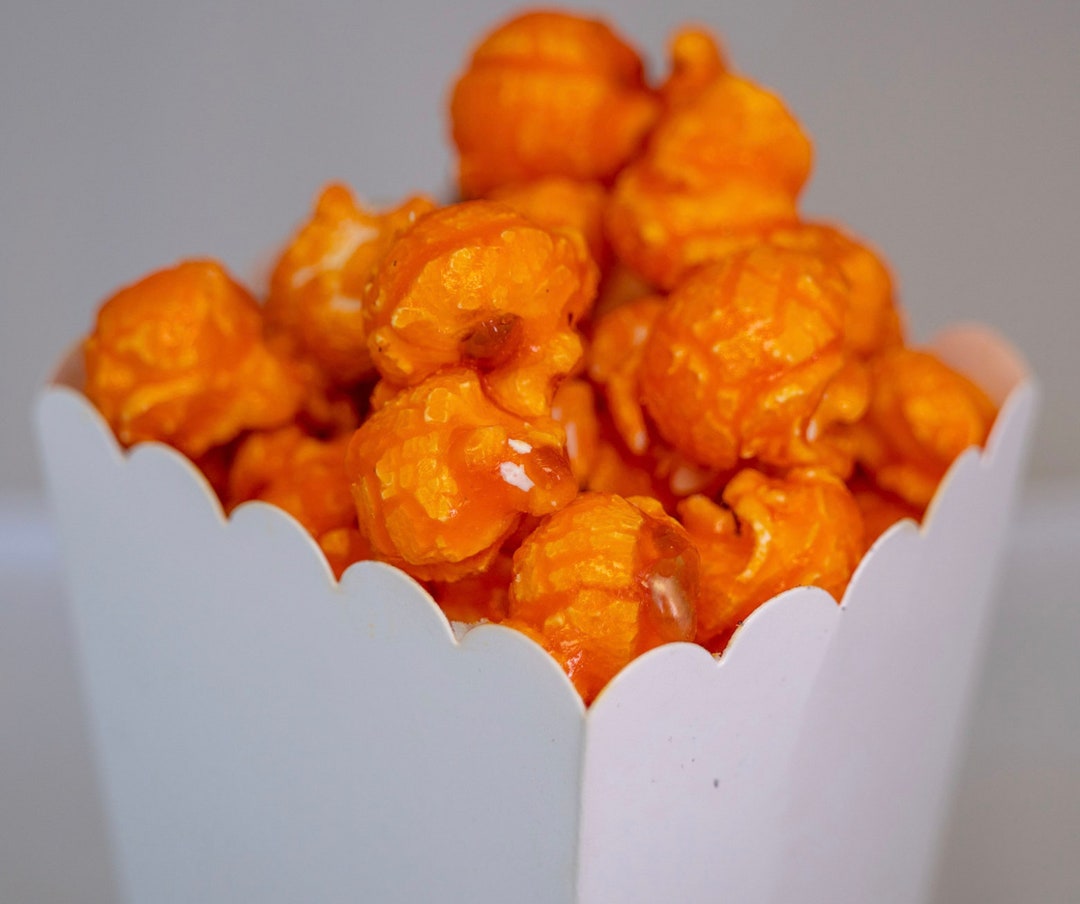 Gourmet Orange Popcorn - 1 Gallon of Popcorn! - Etsy