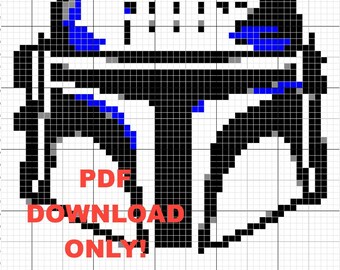 Satoru Gojo Crochet Tapestry Pattern PDF - Etsy
